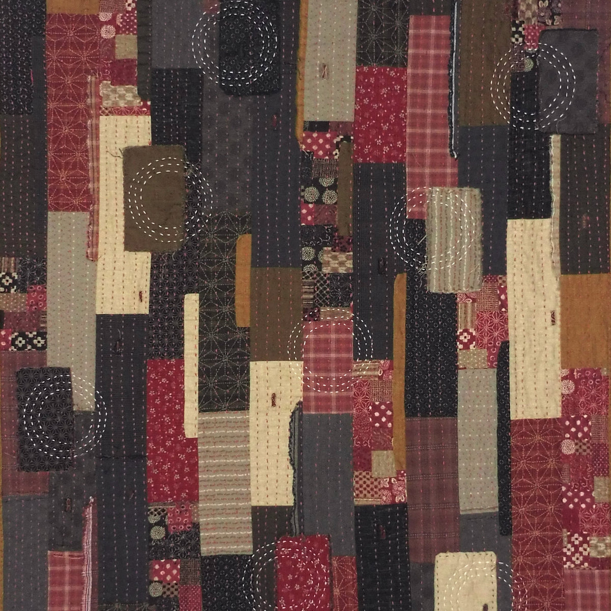 Sold Quilt - Boro Style Color Splash – Kallisti Quilts