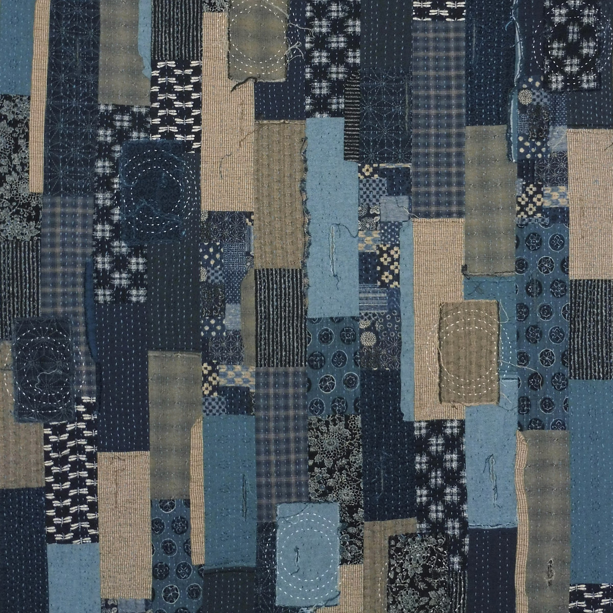 Sold Quilt - Boro Style Color Splash – Kallisti Quilts