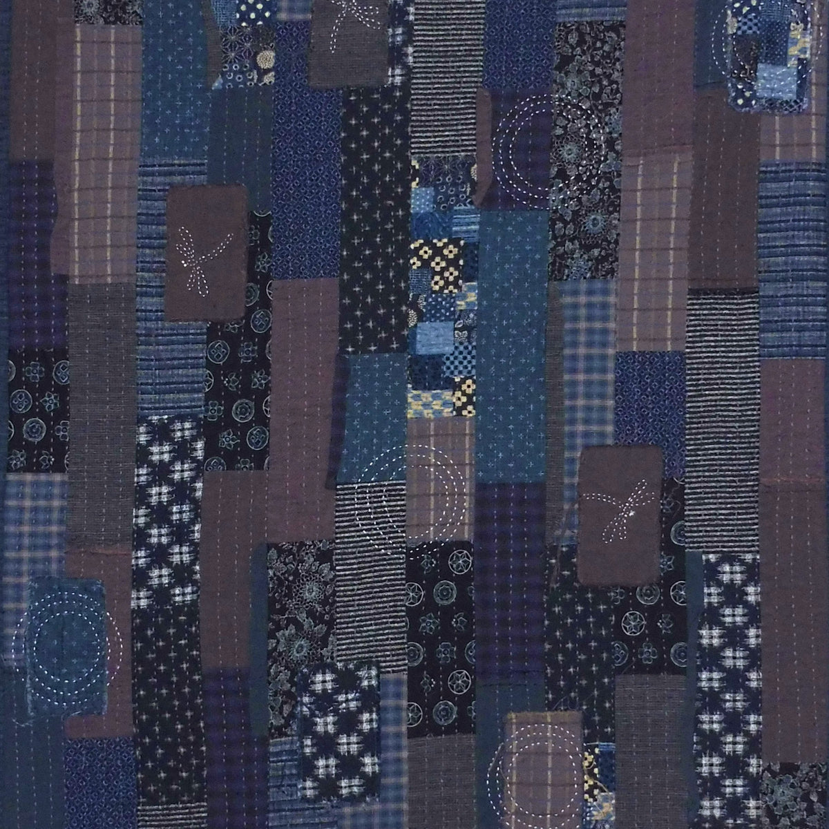 Sold Quilt - Boro Style Color Splash – Kallisti Quilts