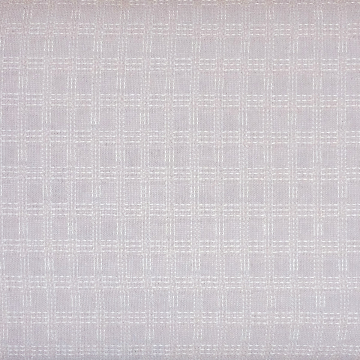 Japanese Yarn Dye - Pale Lilac Stitched Rectangular Grid – Kallisti Quilts