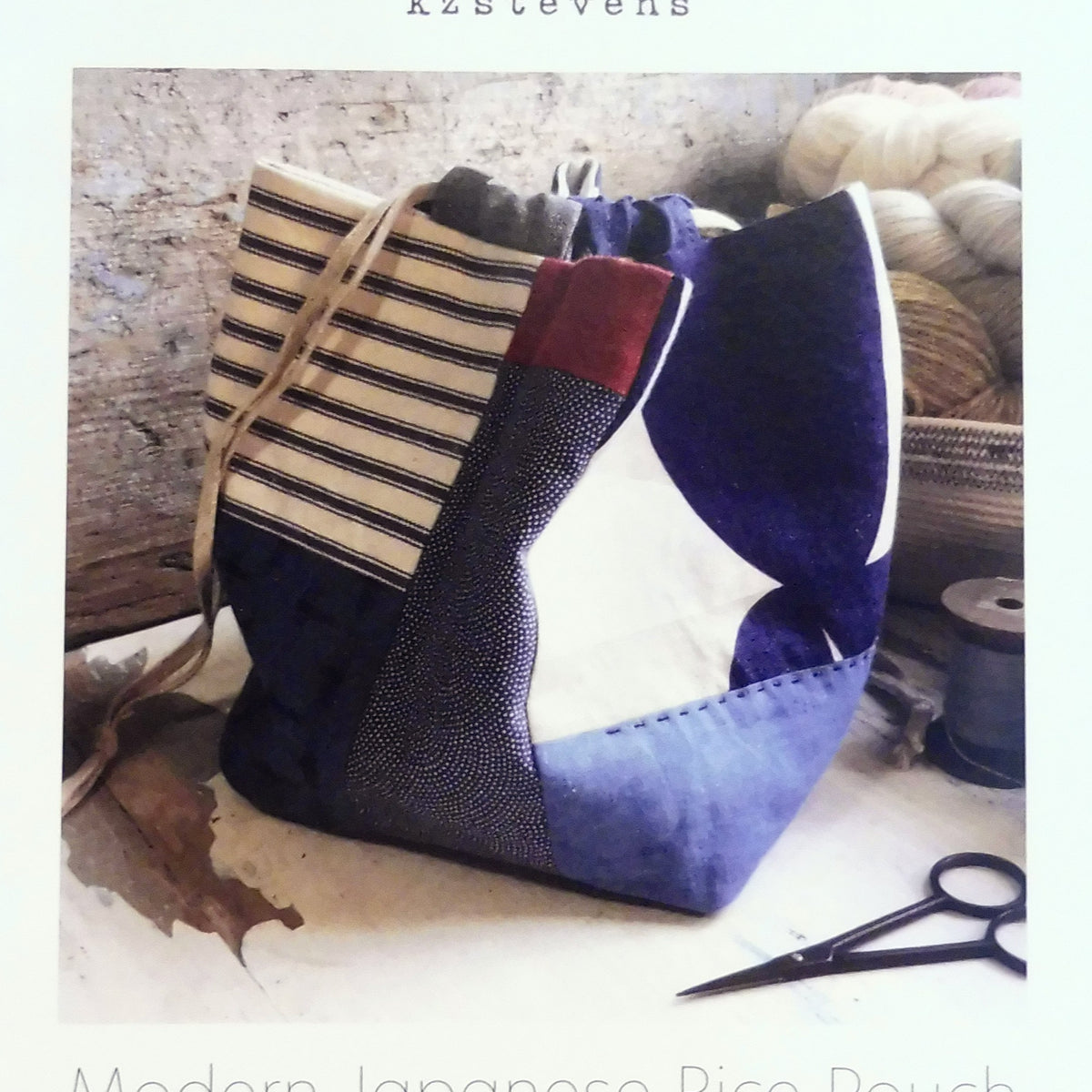 Modern Japanese Rice Pouch by KZ Stevens – Kallisti Quilts